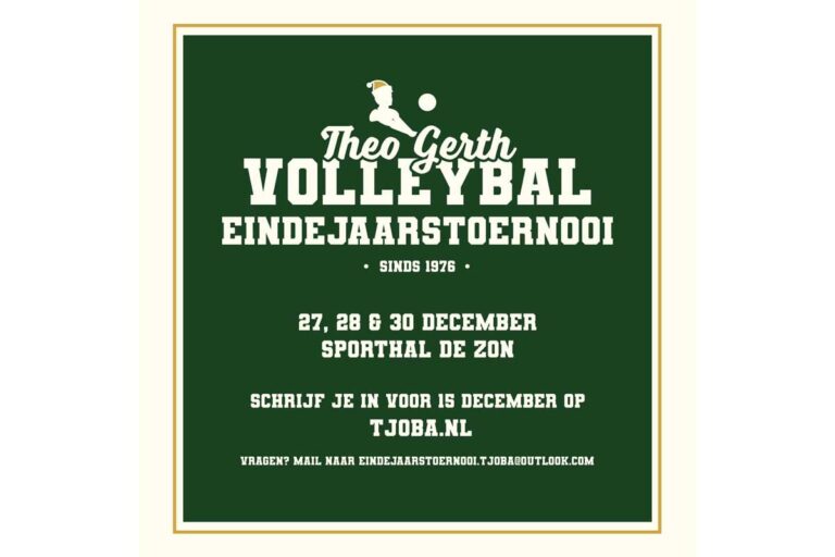 47e Theo Gerth Eindejaarsvolleybaltoernooi trekt veel teams ...